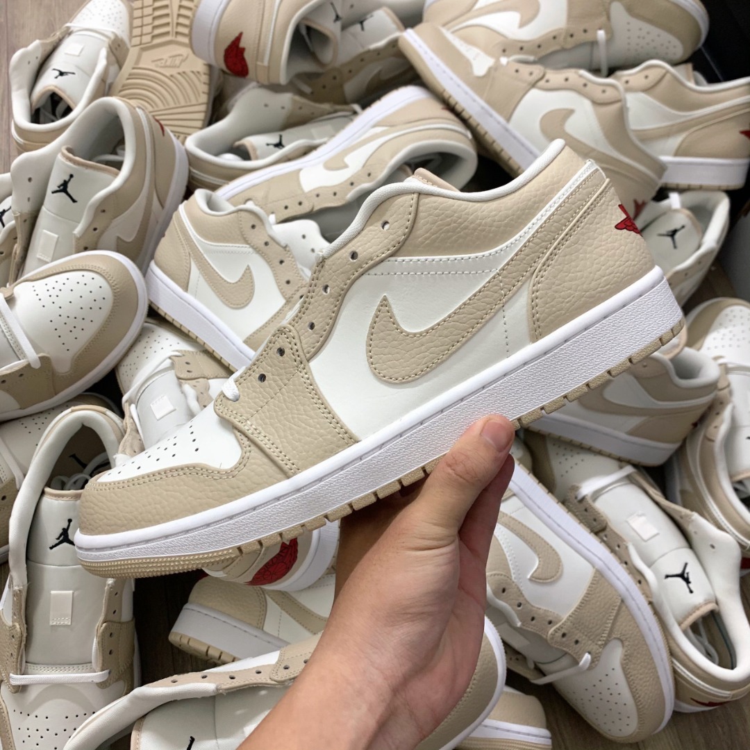 (Pre-order) Jordan 1 Low SE Sail Rattan University Red on Carousell