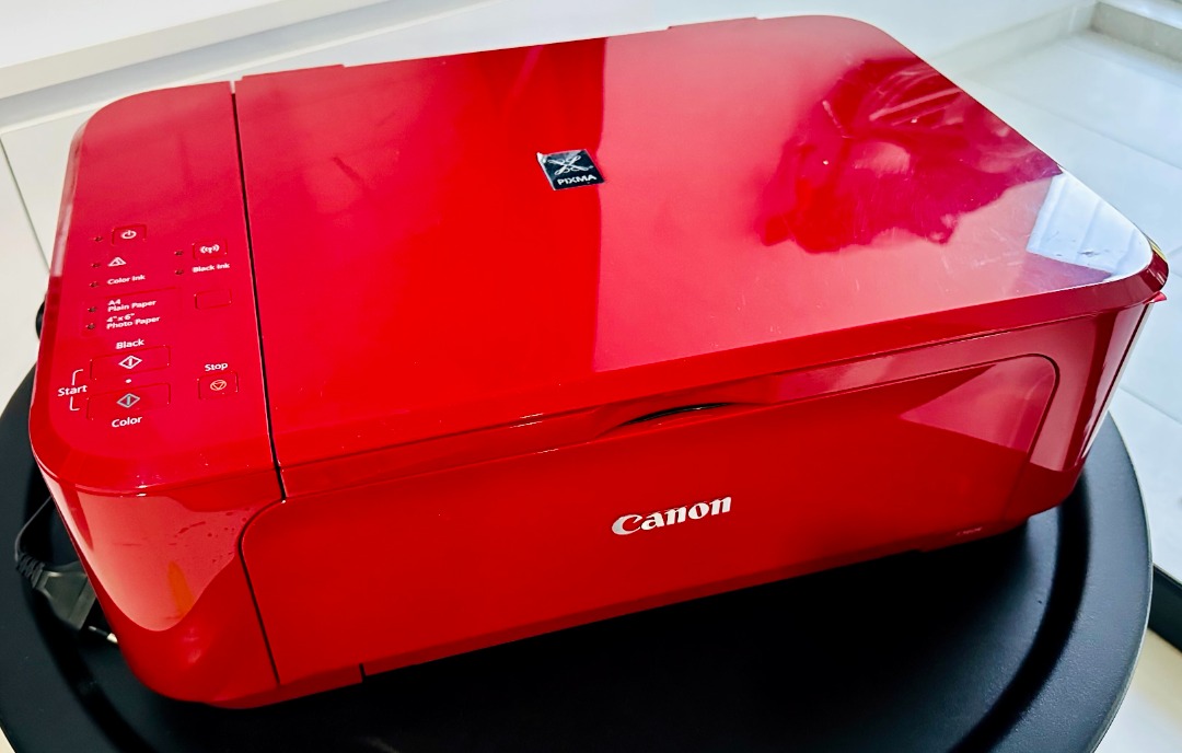 Printer Canon Pixma E560R Red, Computers & Tech, Printers, Scanners ...