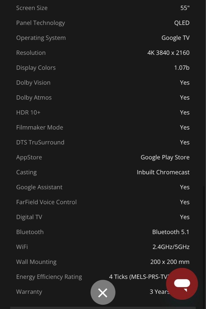 PRISM+ Q55 Ultra | 4K QLED Google TV | 55 inch 2023 Q-series Ultra*, TV ...