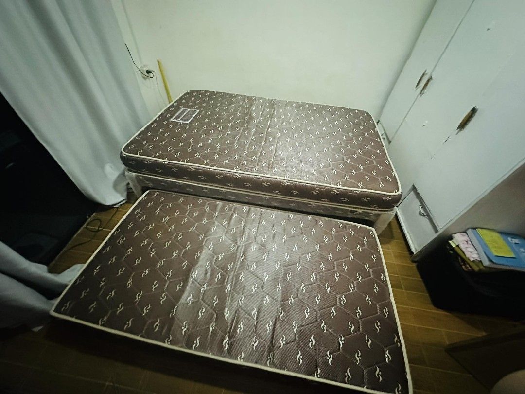 Pull out bed (DEWFOAM Diane's pull out bed), Furniture & Home Living, Furniture, Bed Frames ...