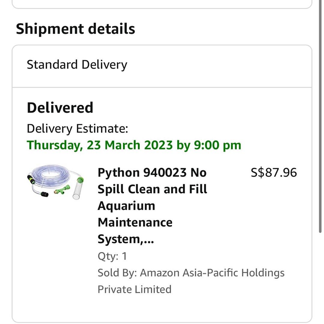 Python No Spill Clean and Fill Aquarium Maintenance System, Pet ...