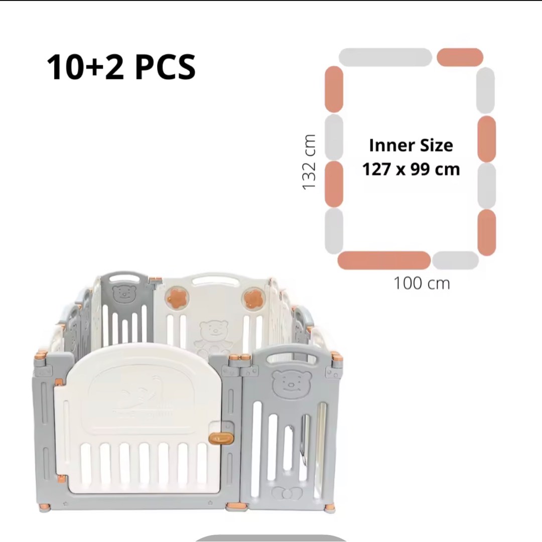 Raab Baby Playpen 10+2, Babies & Kids, Infant Playtime on Carousell