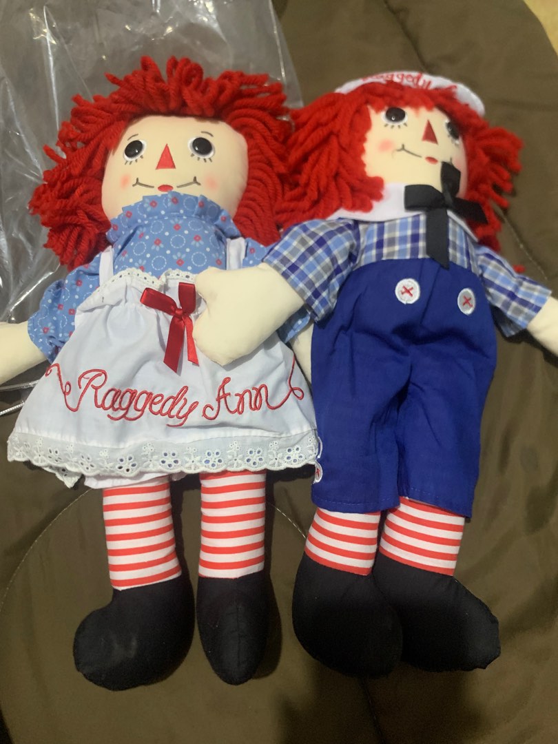 Raggedy Ann Plush Doll, Hobbies & Toys, Toys & Games on Carousell