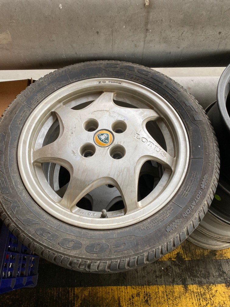 Rare Lotus elan original rim, Car Accessories, Tyres & Rims on Carousell