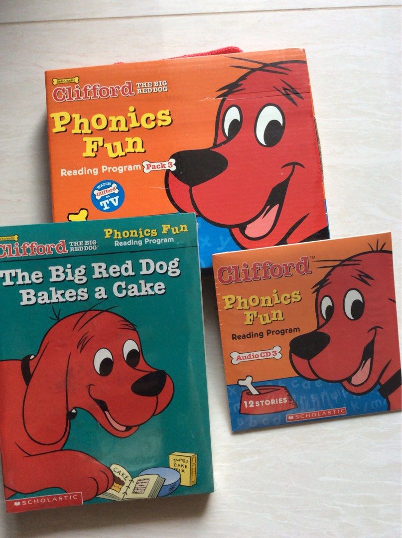 Clifford the Big Red Dog Phonics Fun Pack: Reading Program Pack 3 ...