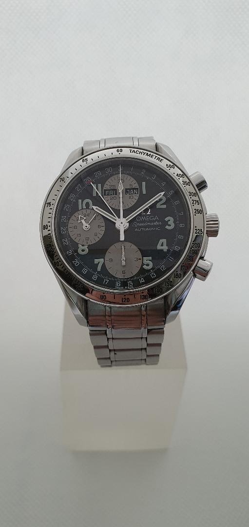 Reverse Panda Omega Speedmaster Triple Date 3523, Luxury, Watches on ...