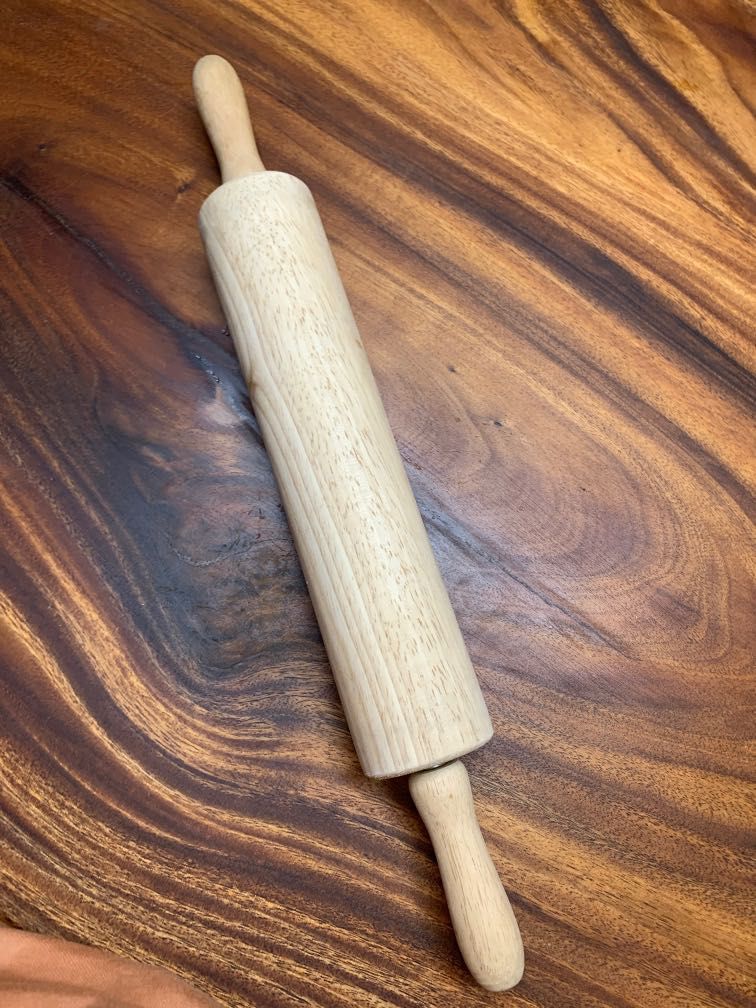 Rolling pin wooden solid wood, Furniture & Home Living, Kitchenware & Tableware, Bakeware on ...