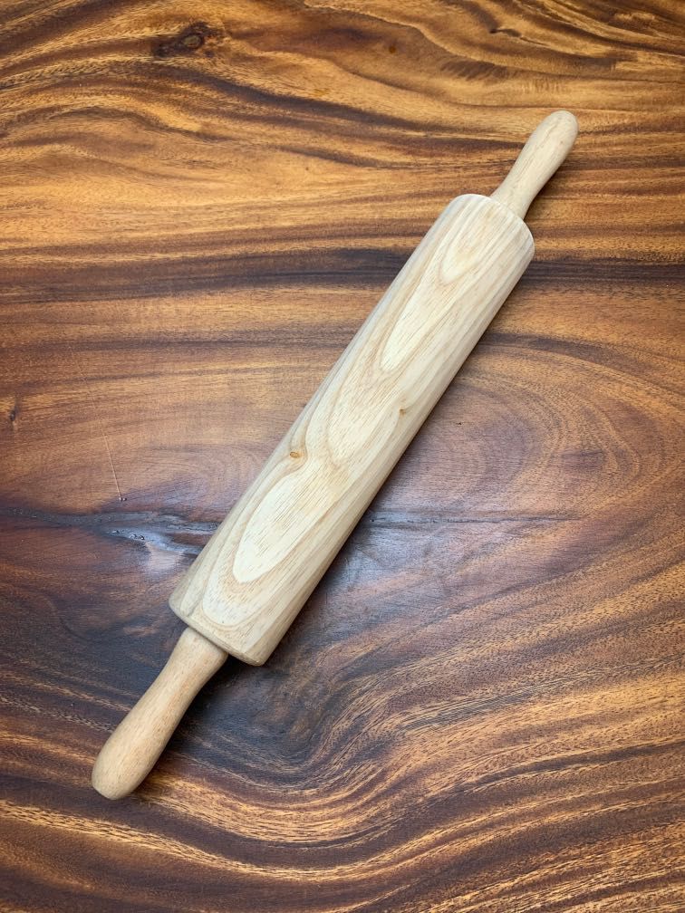 Rolling pin wooden solid wood, Furniture & Home Living, Kitchenware & Tableware, Bakeware on ...