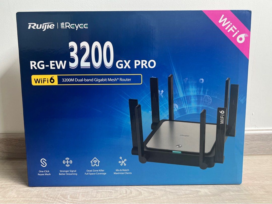 Ruijie RG-EW3200GX PRO 3200M Wi-Fi 6 Dual-band Gigabit Mesh Router ...