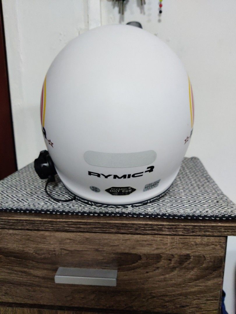 Rymic ABS Retro Full Face Motorcycle Helmet, Motorcycles, Motorcycle ...