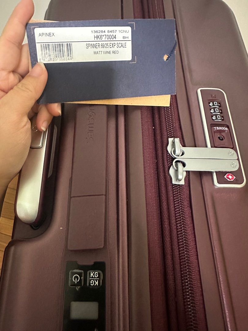 Samsonite Apinex Spinner 69/25, Hobbies & Toys, Travel, Luggage on ...