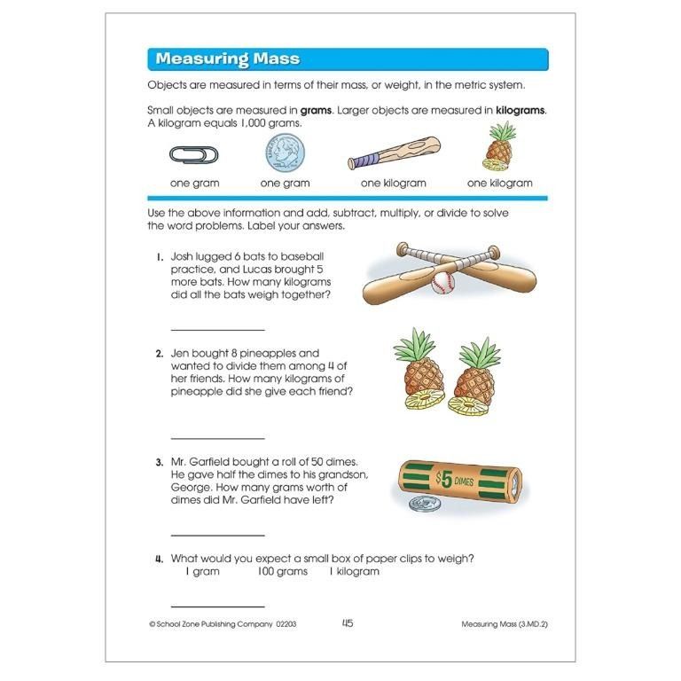 School Zone Math Basics 3, Hobbies & Toys, Books & Magazines, Children ...