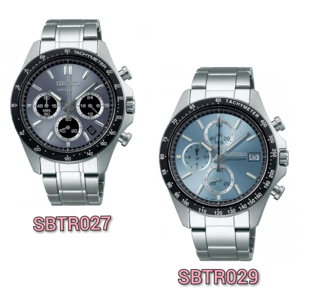 Seiko Spirit JAPAN EDITION Chronograph SBTR027 / SBTR029 Quartz Men's ...