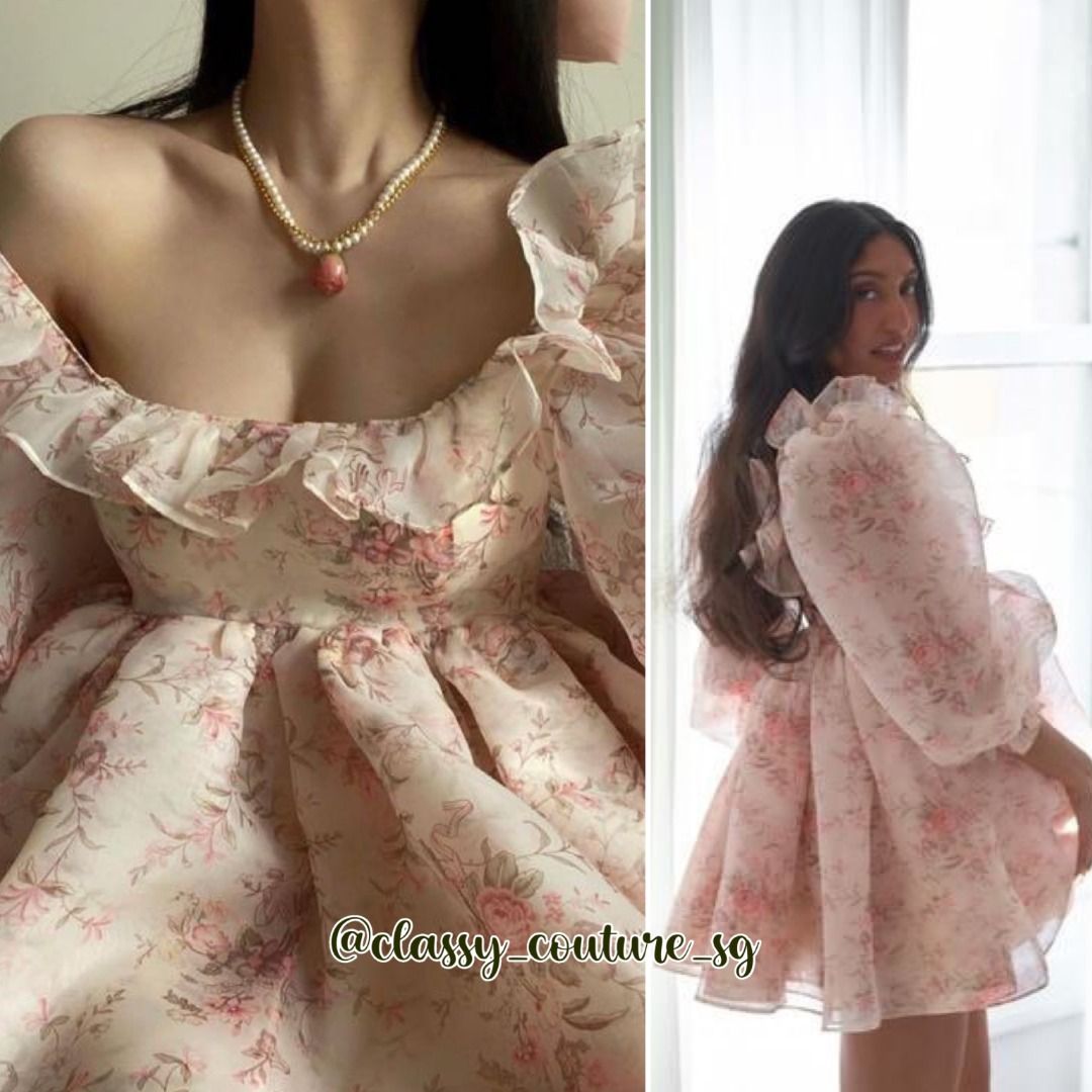 Selkie Mayfair Puff Mini Dress in Renaissance Girl, Women's Fashion, Dresses & Sets, Dresses on ...