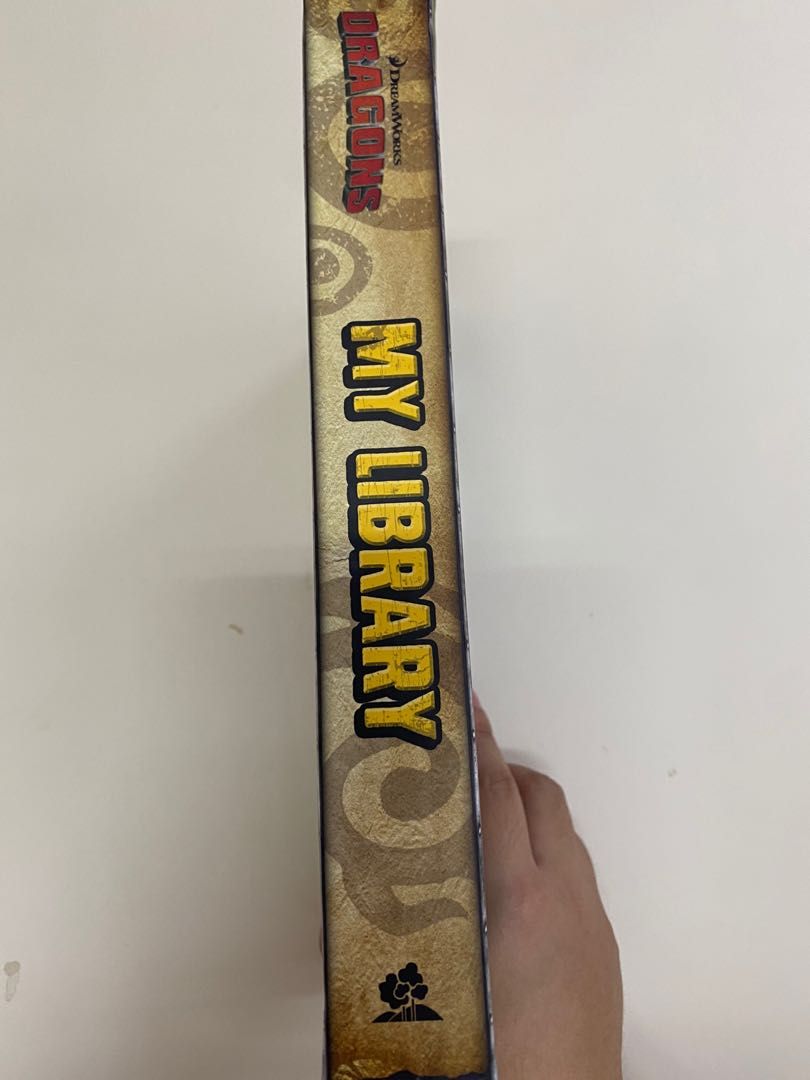 Set of 4 Hardcover Dreamworks Dragons My Library, Hobbies & Toys, Books ...