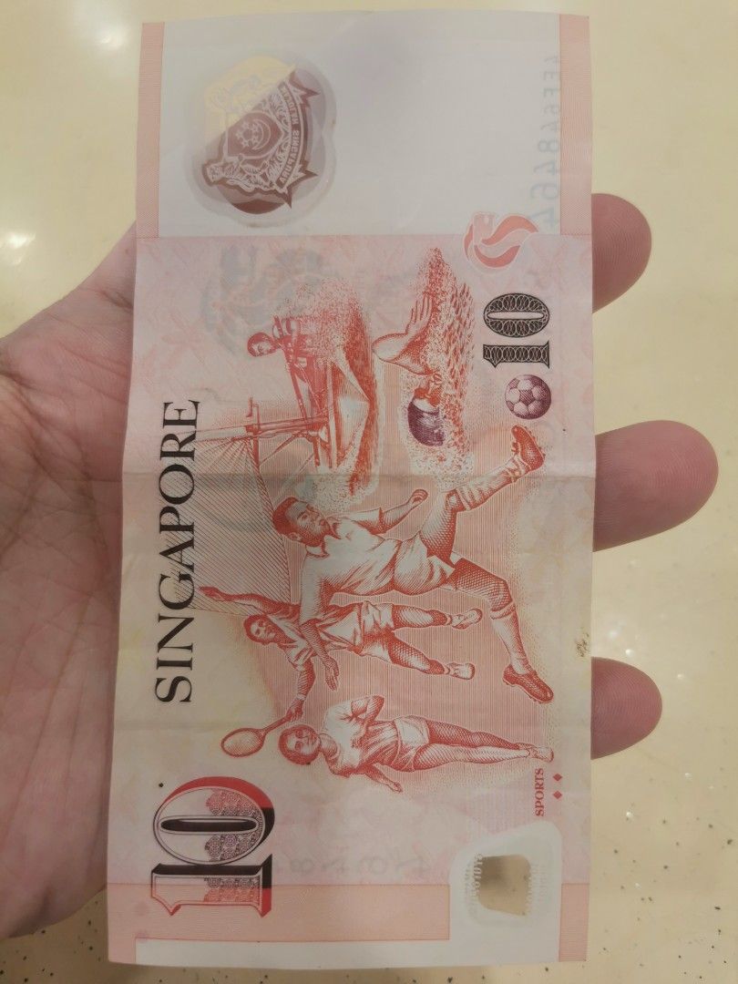 Sgd $10 Note, Hobbies & Toys, Memorabilia & Collectibles, Currency on ...