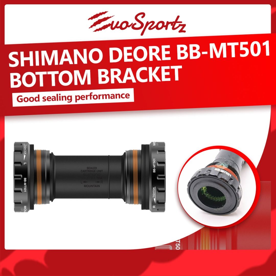 Shimano Deore BB-MT501 Bottom Bracket | Hollowtech BB Threaded, Sports Equipment, Bicycles ...