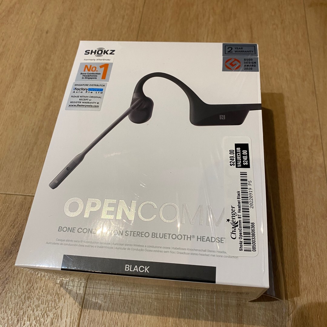 Shokz Opencomm + Wireless Headset Adapter (USB-A), Audio, Headphones ...