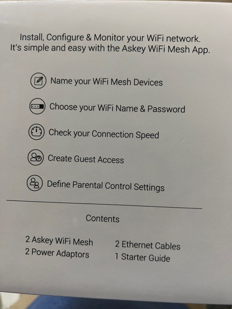 Singtel Askey mesh router, Computers & Tech, Parts & Accessories ...