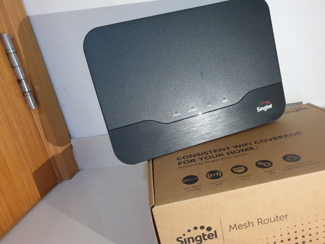 Singtel Mesh Router, Computers & Tech, Office & Business Technology on ...