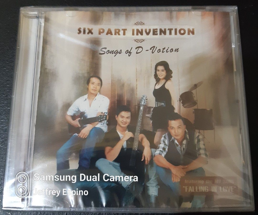 Six Part Invention Songs of D-Votion opm cd, Hobbies & Toys, Music ...