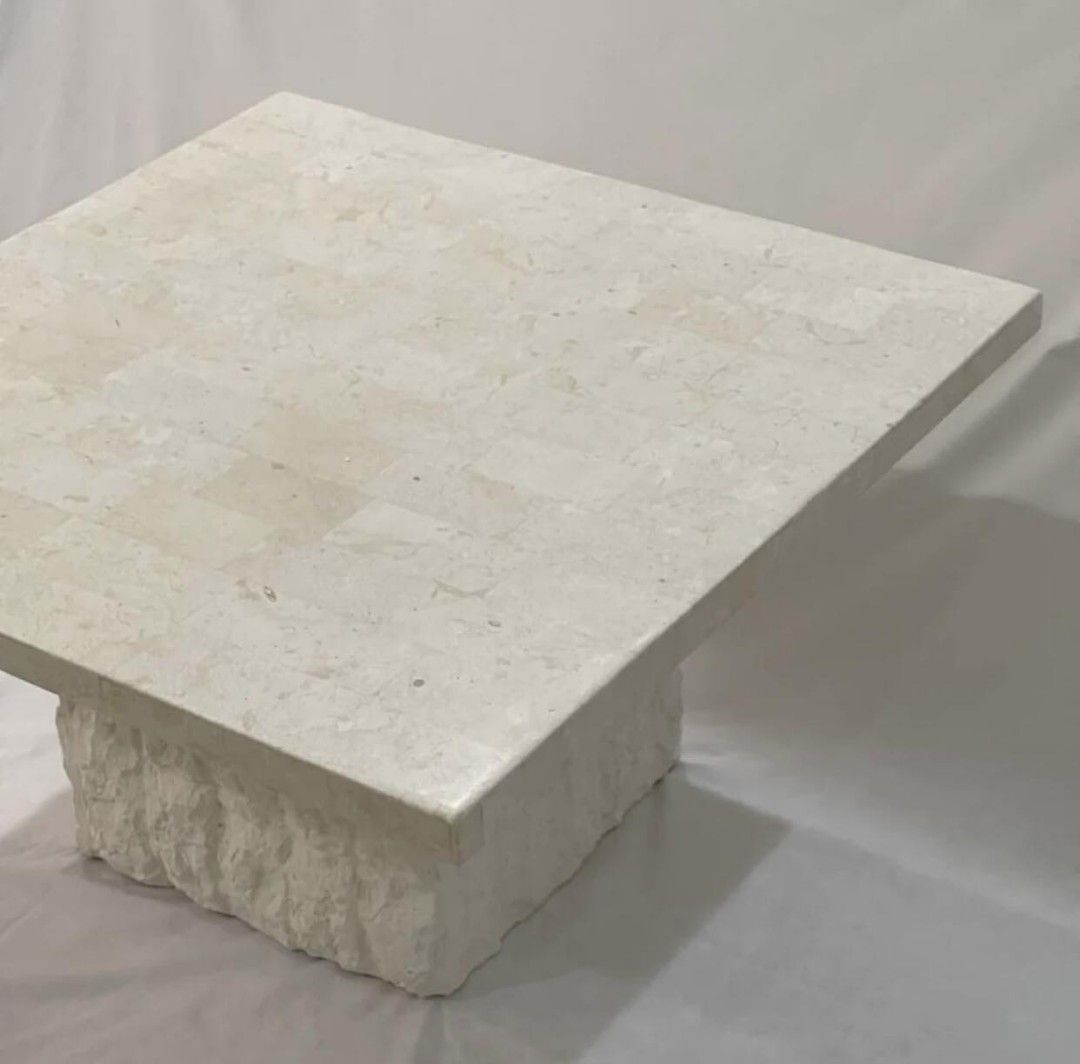 Square Limestone Center Table on Carousell
