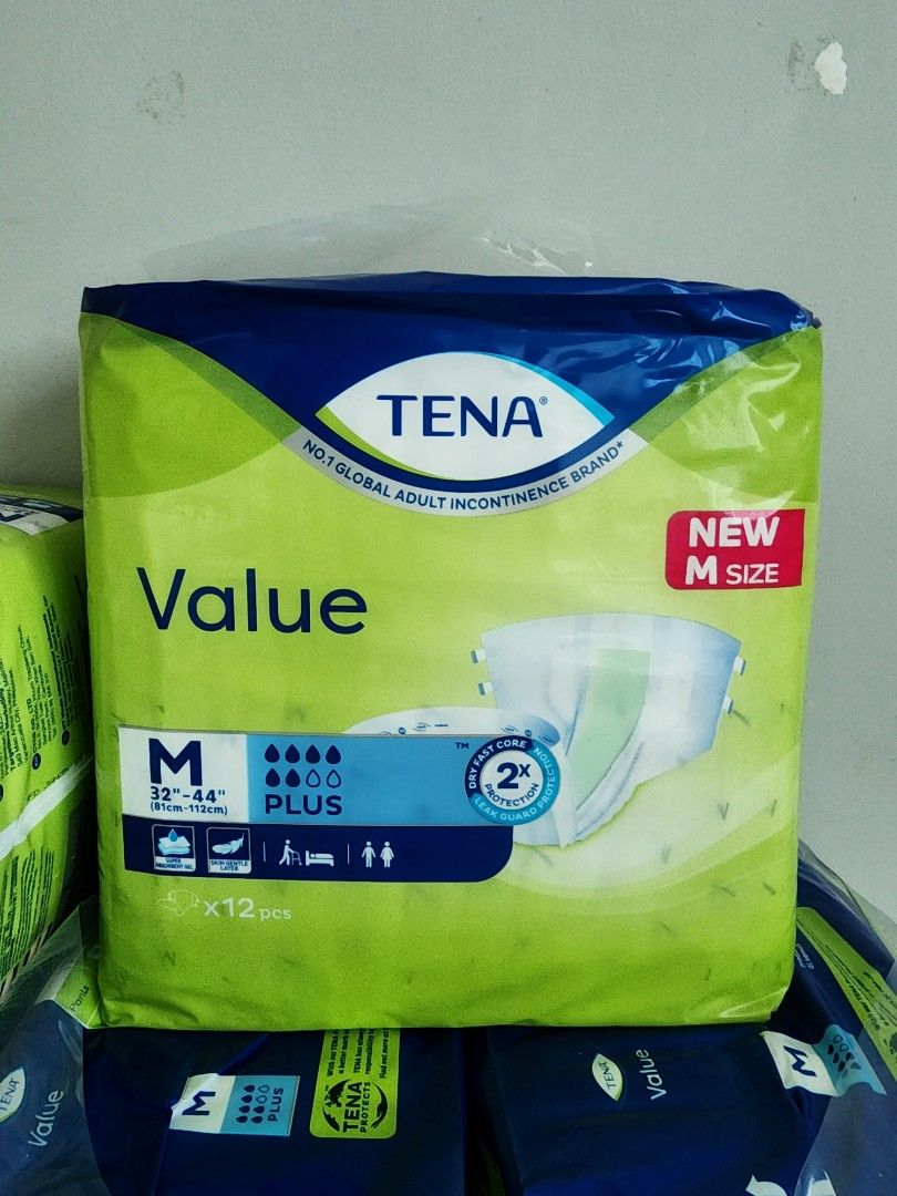 Tena Adult Diapers, Health & Nutrition, Assistive & Rehabilatory Aids ...