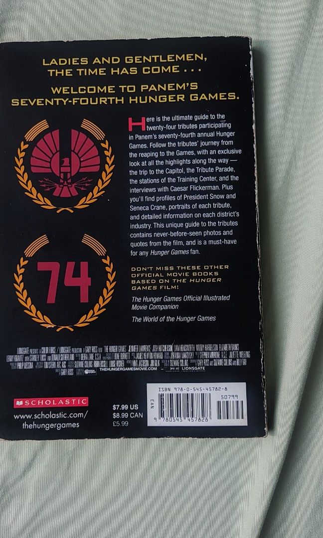 The Hunger Games Tribute Guide, Hobbies & Toys, Books & Magazines ...