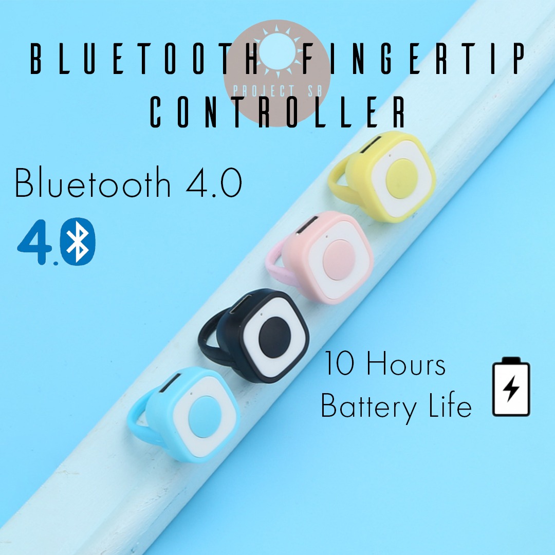 TikTok Bluetooth Controller Fingertip Ring Remote Control Small ...