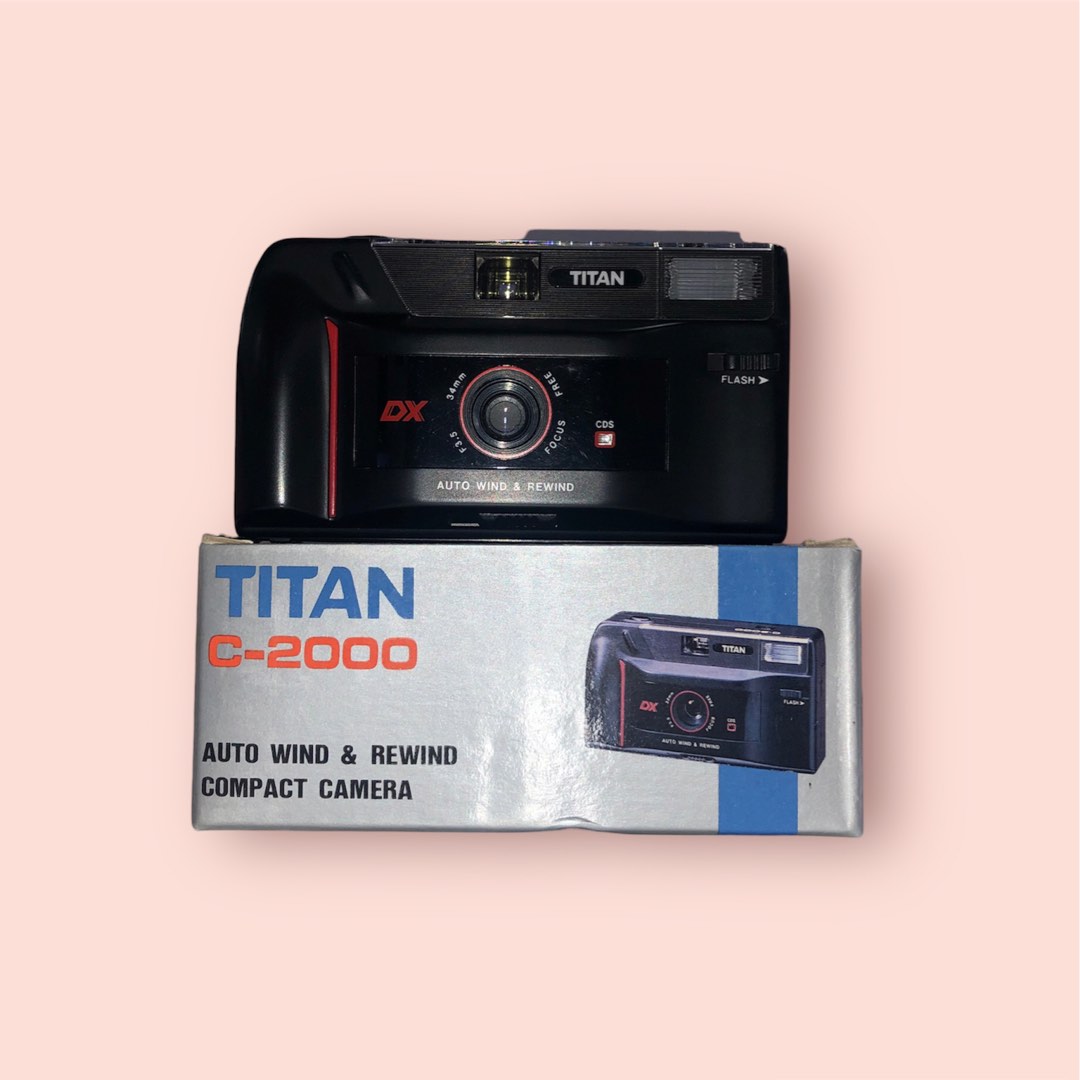 Titan C-2000 35mm film camera, Photography, Cameras on Carousell