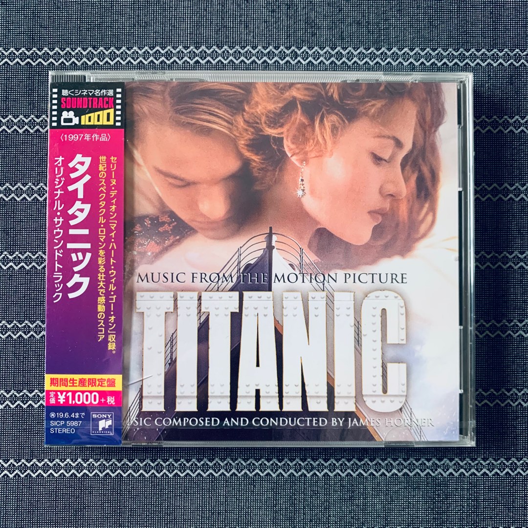 Titanic - Music From The Motion Picture [Japan Edition] CD, Hobbies & Toys, Music & Media, CDs ...