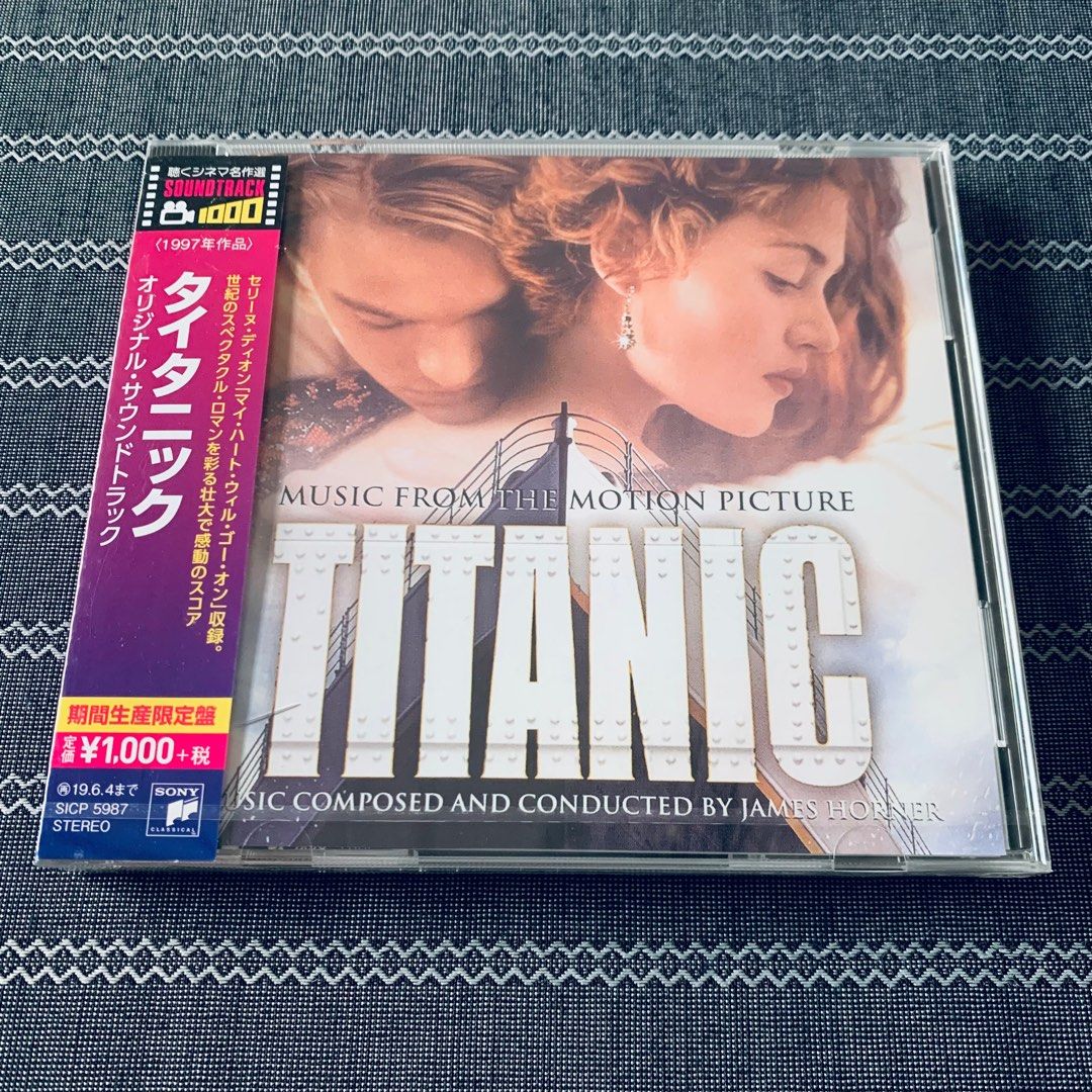 Titanic - Music From The Motion Picture [Japan Edition] CD, Hobbies & Toys, Music & Media, CDs ...
