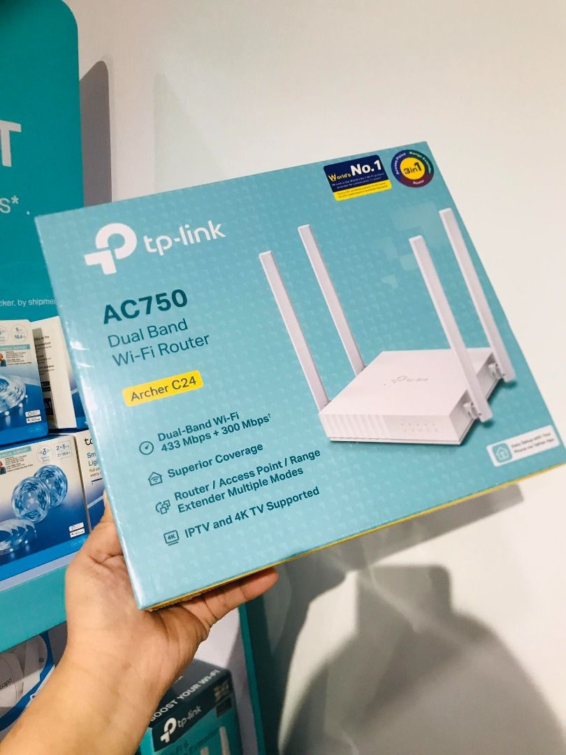 TP-Link Archer C24 AC750 Dual-Band Wireless WiFi Router | Access Point | Extender Repeater TP on ...