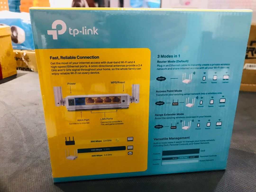 TP-Link Archer C24 AC750 Dual-Band Wireless WiFi Router | Access Point | Extender Repeater TP on ...