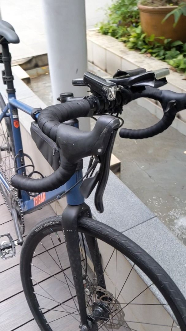 Triban RC120 (XL) with accessories | Road bike, Sports Equipment ...