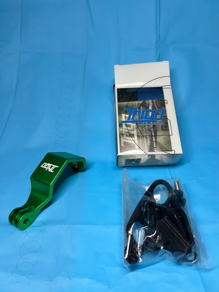 Trigo Front Light Bracket Mount (Green) for Brompton, Sports Equipment ...