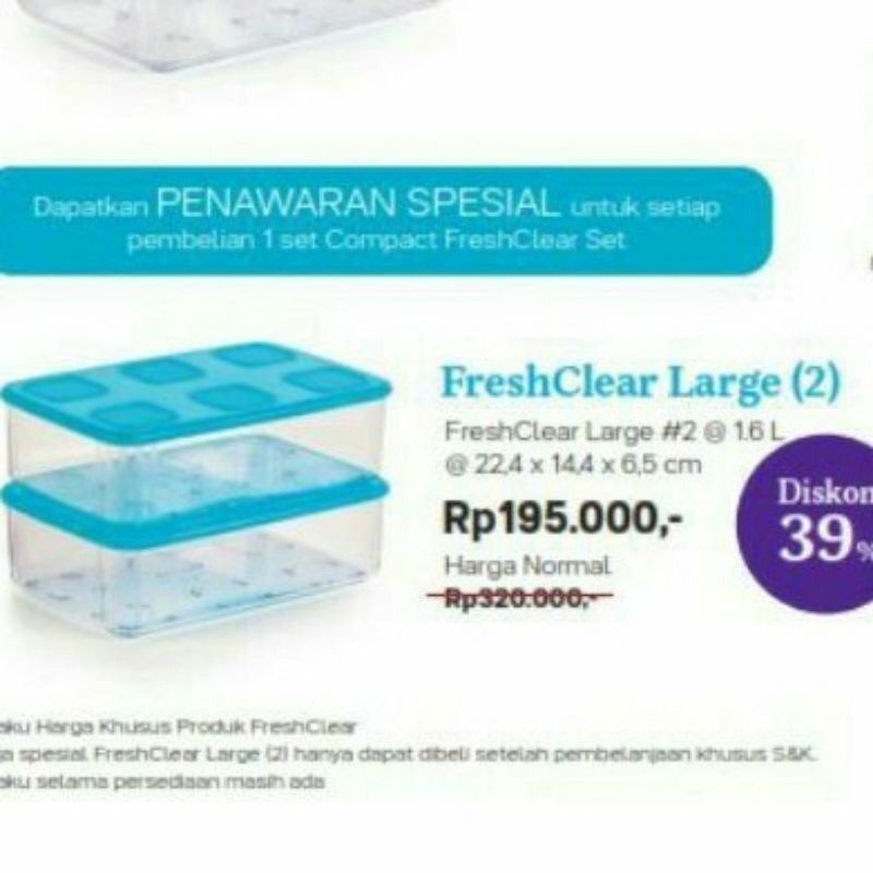 Tupperware Clear Mate, Kitchen & Appliances di Carousell