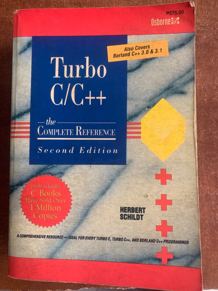 Turbo C/C++ Complete Reference 2nd Edt, Hobbies & Toys, Books & Magazines, Textbooks on Carousell