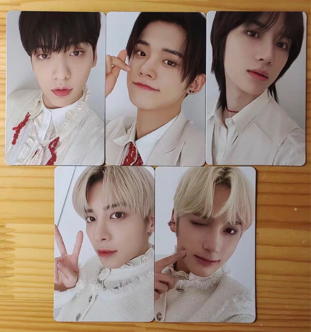 TXT SOOBIN TAEHYUN HUENING KAI YEONJUN BEOMGYU PHOTOCARD PC SET ...