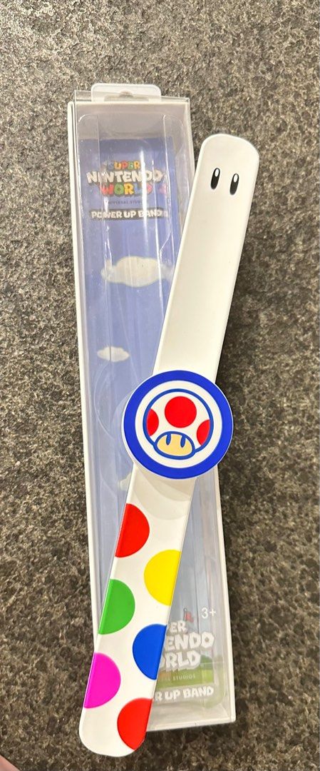 Universal Studio Super Nintendo World- Toad Power Up Band, Hobbies ...