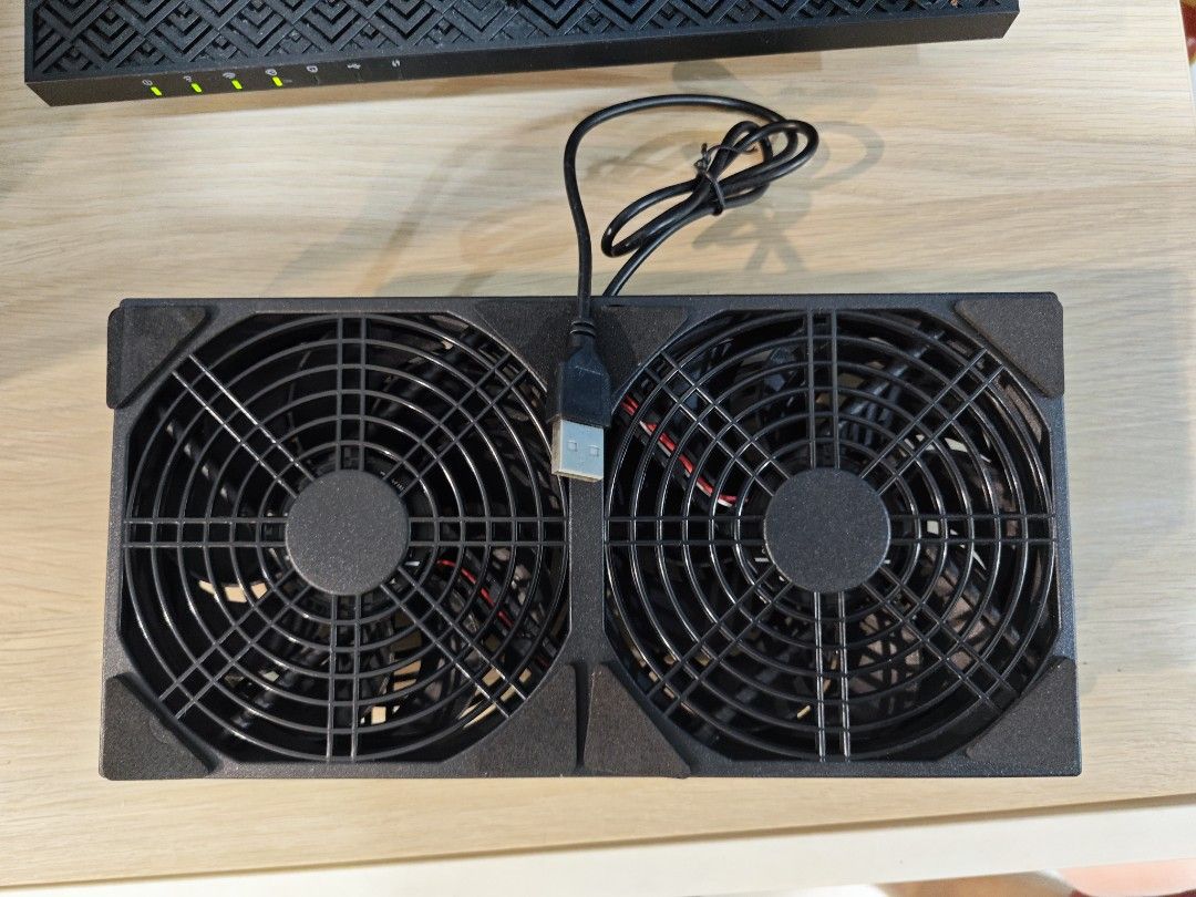 Usb Router fan or laptop fan, Computers & Tech, Parts & Accessories ...
