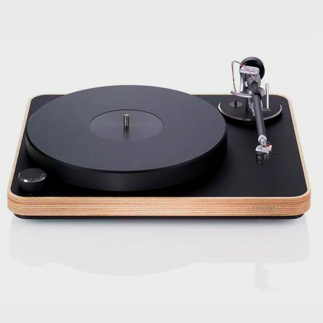 USED Turntable And Tube Box : Clearaudio Concept MM Wood Turntable And ...