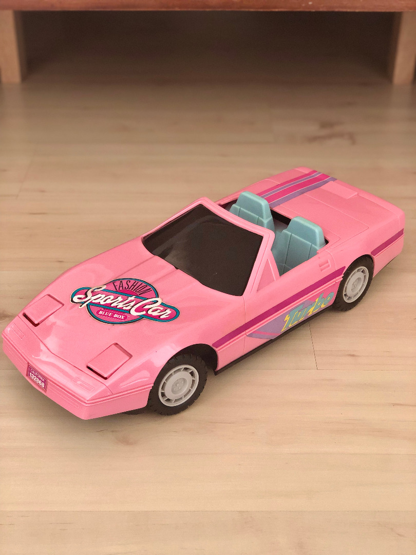 Vintage Barbie Sports Car Blue Box Turbo, Hobbies & Toys, Memorabilia ...