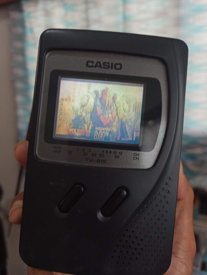 VINTAGE CASIO MINI PORTABLE POCKET COLORED TV, TV & Home Appliances, TV ...