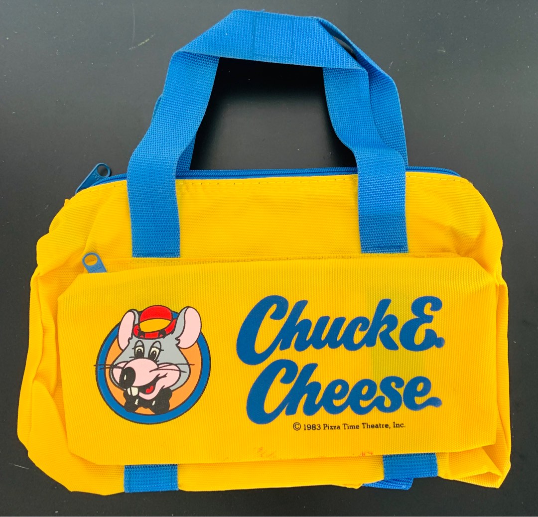 Vintage Chuck & Cheese Tote Bag (1983), Women's Fashion, Bags & Wallets ...
