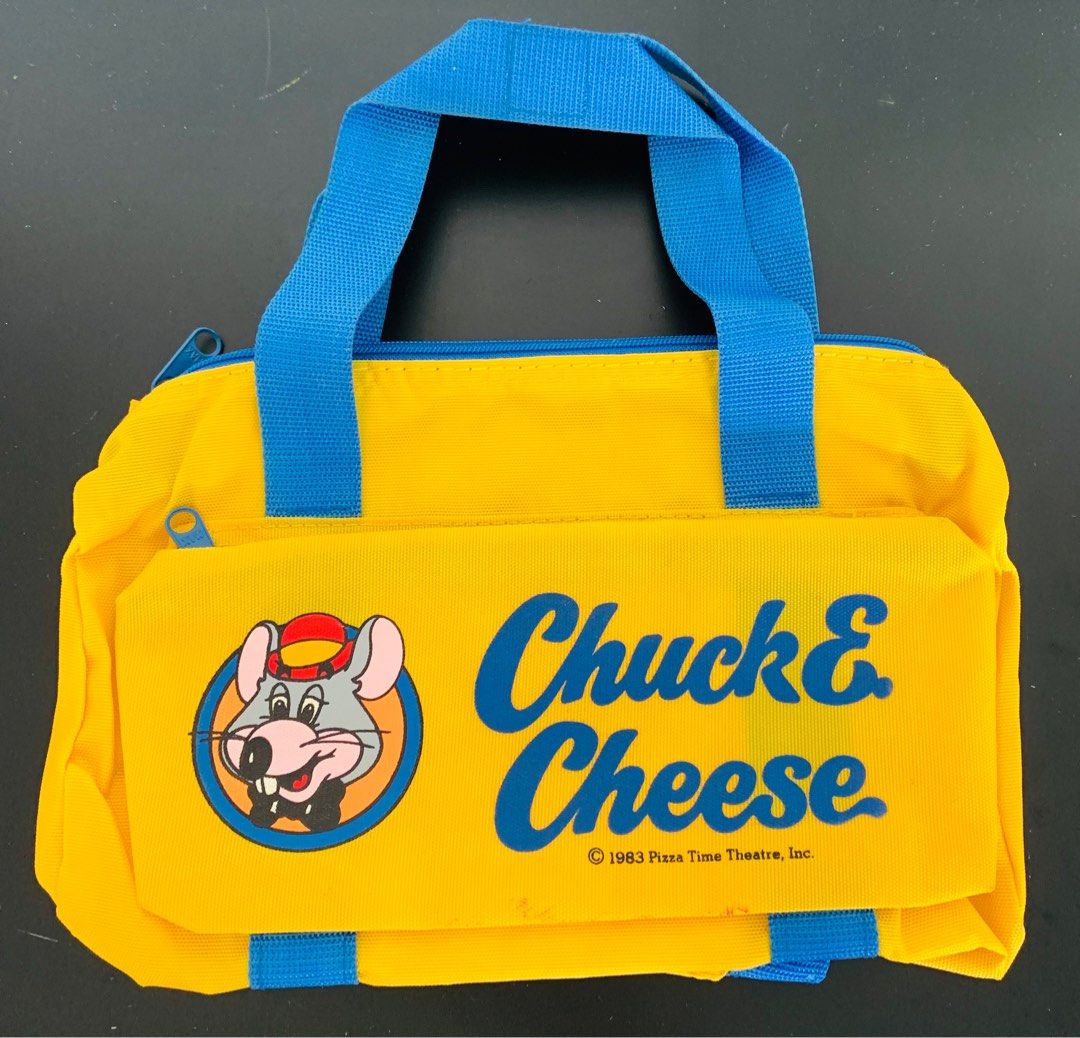 Vintage Chuck & Cheese Tote Bag (1983), Women's Fashion, Bags & Wallets ...