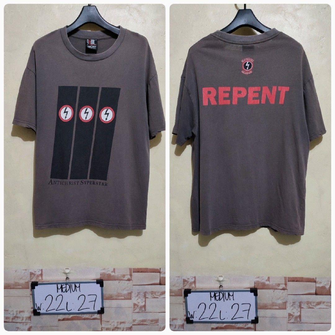 Vintage marilyn manson repent shirt (Giant), Men's Fashion, Tops & Sets, Tshirts & Polo Shirts ...