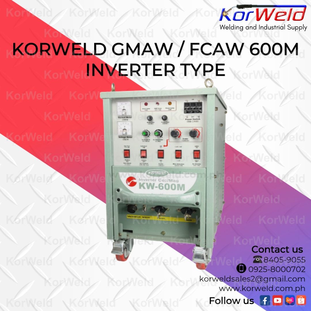 Welding Machine Heavy Duty Korweld MIG 600A Dual Voltage, Commercial ...