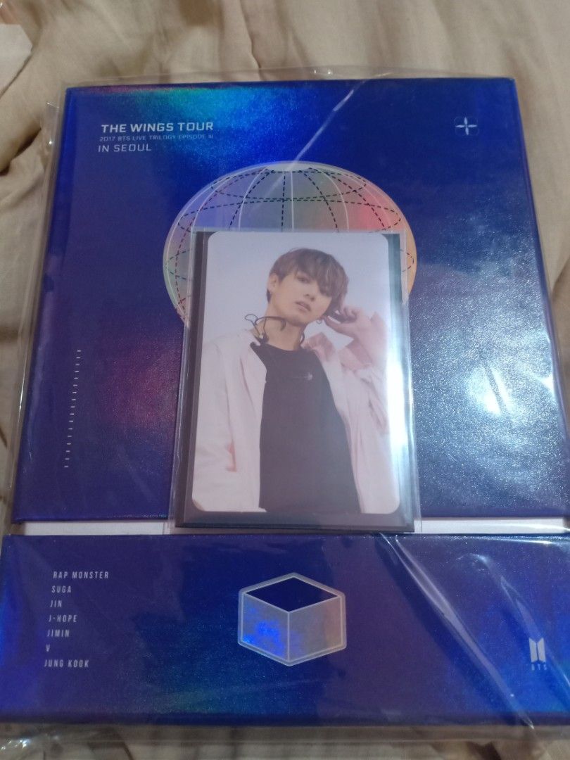 wts wings tour dvd with Jungkook pc, Hobbies & Toys, Collectibles & Memorabilia, K-Wave on Carousell