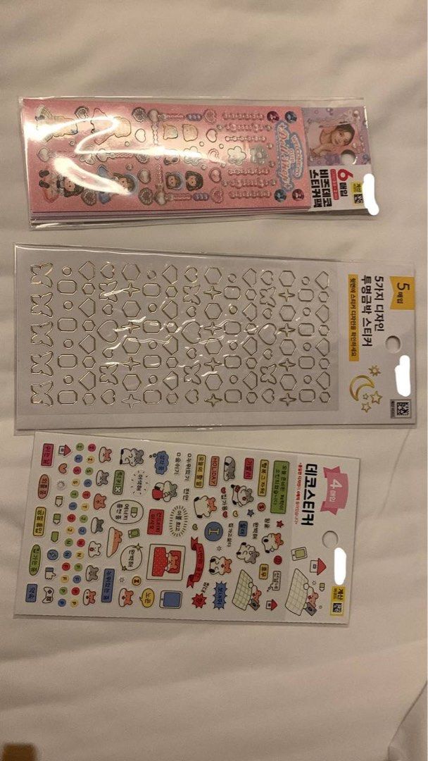WTS/LFB DAISO KR STICKERS, Hobbies & Toys, Memorabilia & Collectibles ...